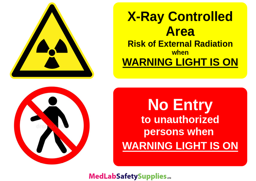 Fail-to-Safe X-Ray Warning Light – IRR17 UK Compliant – Medlab Safety ...